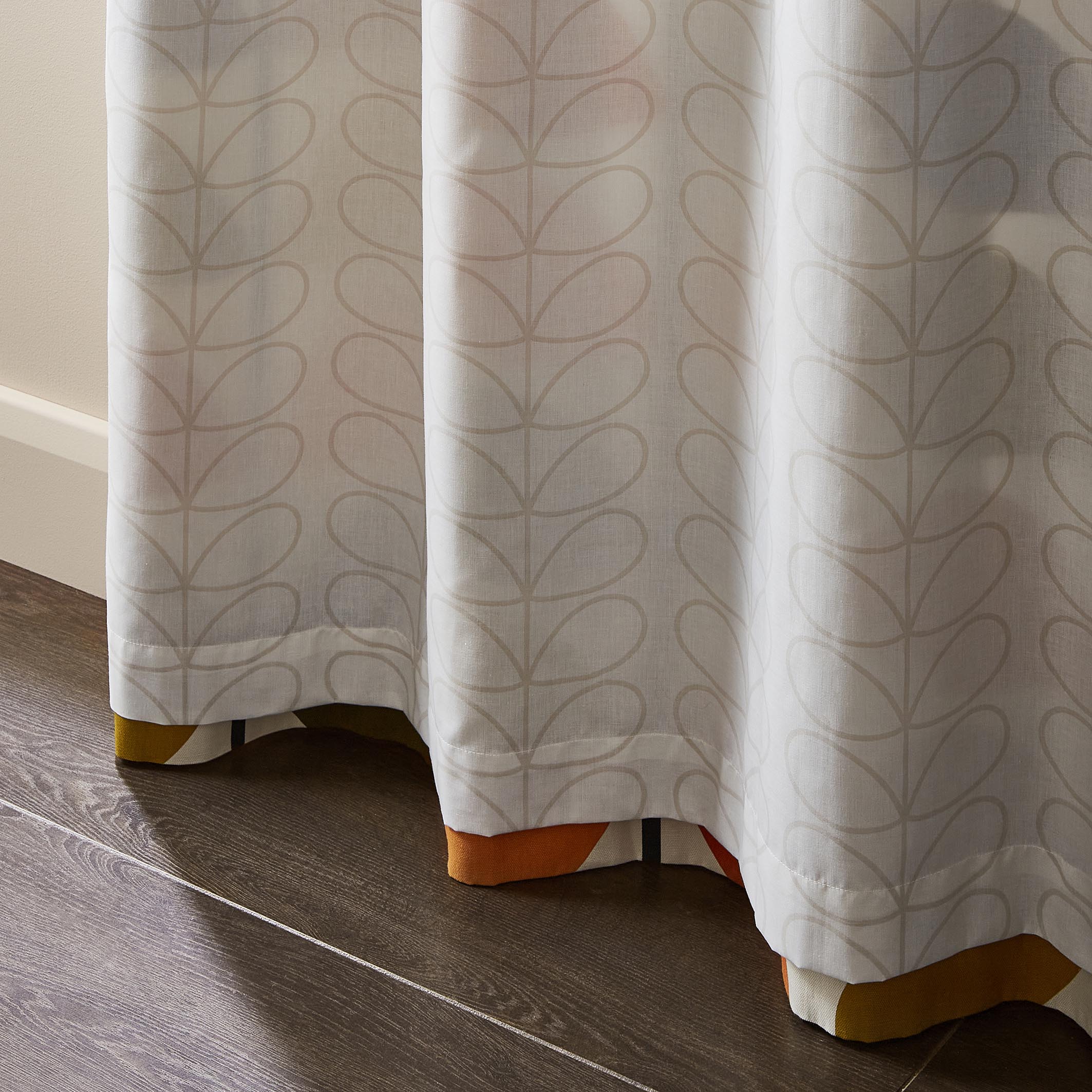 Auburn Orla Kiely Multi Stem Ready Made Eyelet Curtains | Terrys
