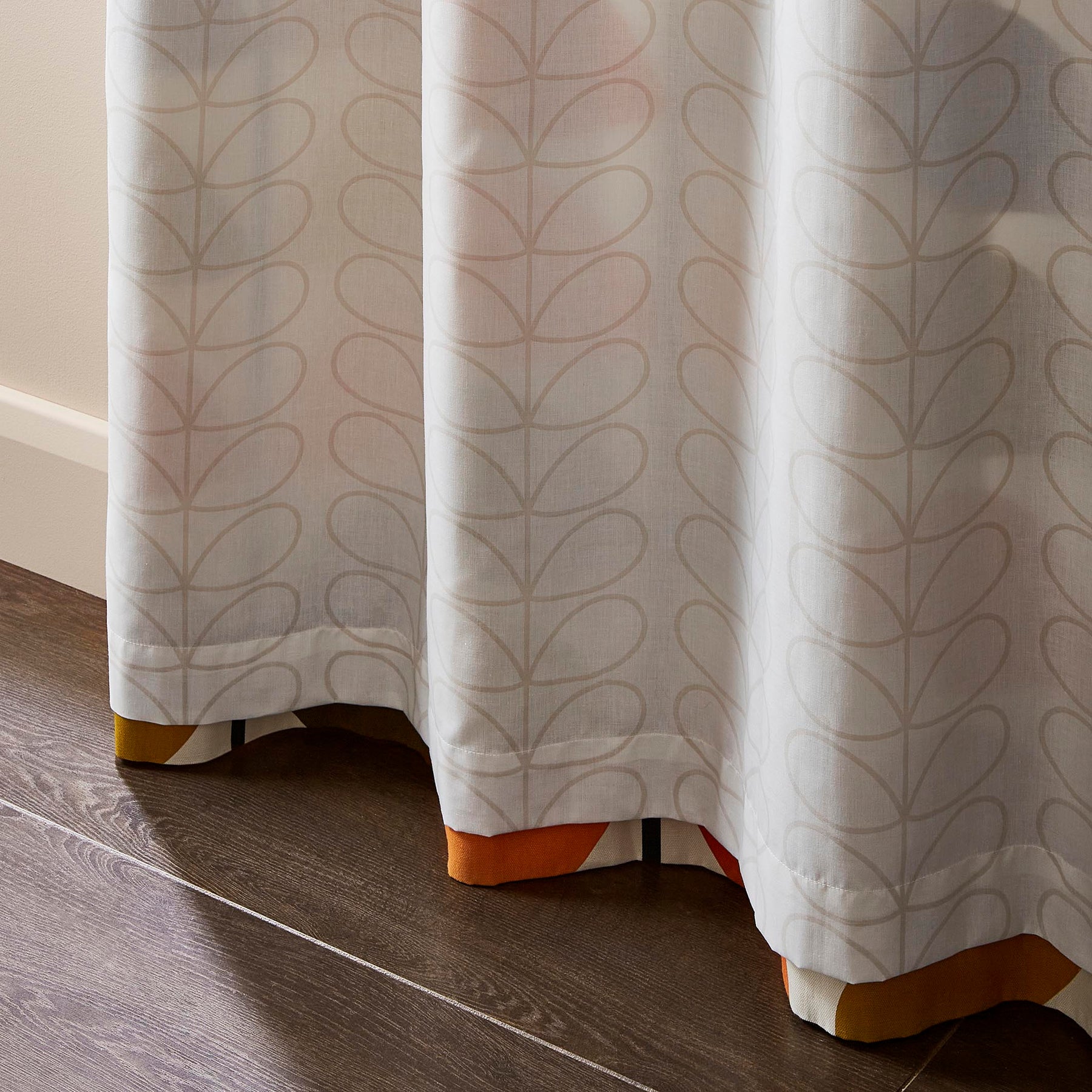 Auburn Orla Kiely Multi Stem Ready Made Eyelet Curtains | Terrys