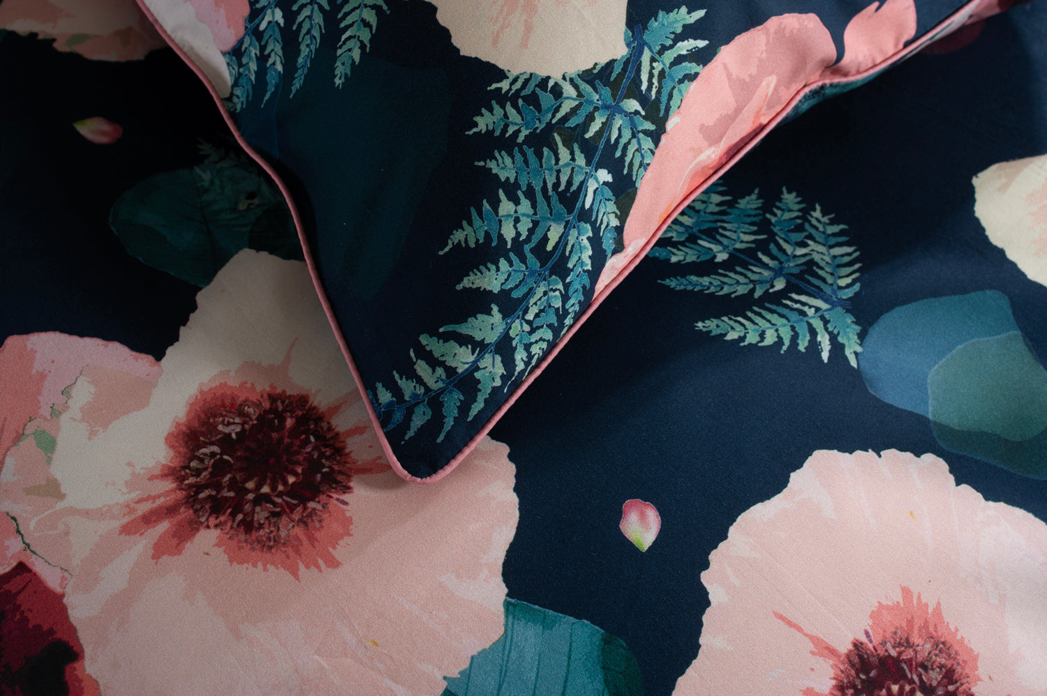 Poppy Printed Bedding Blue | Excellent Value | Terrys