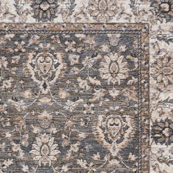 Vintage 35027 Traditional Runner 60cm x 230cm Rug Green | Free Delivery ...