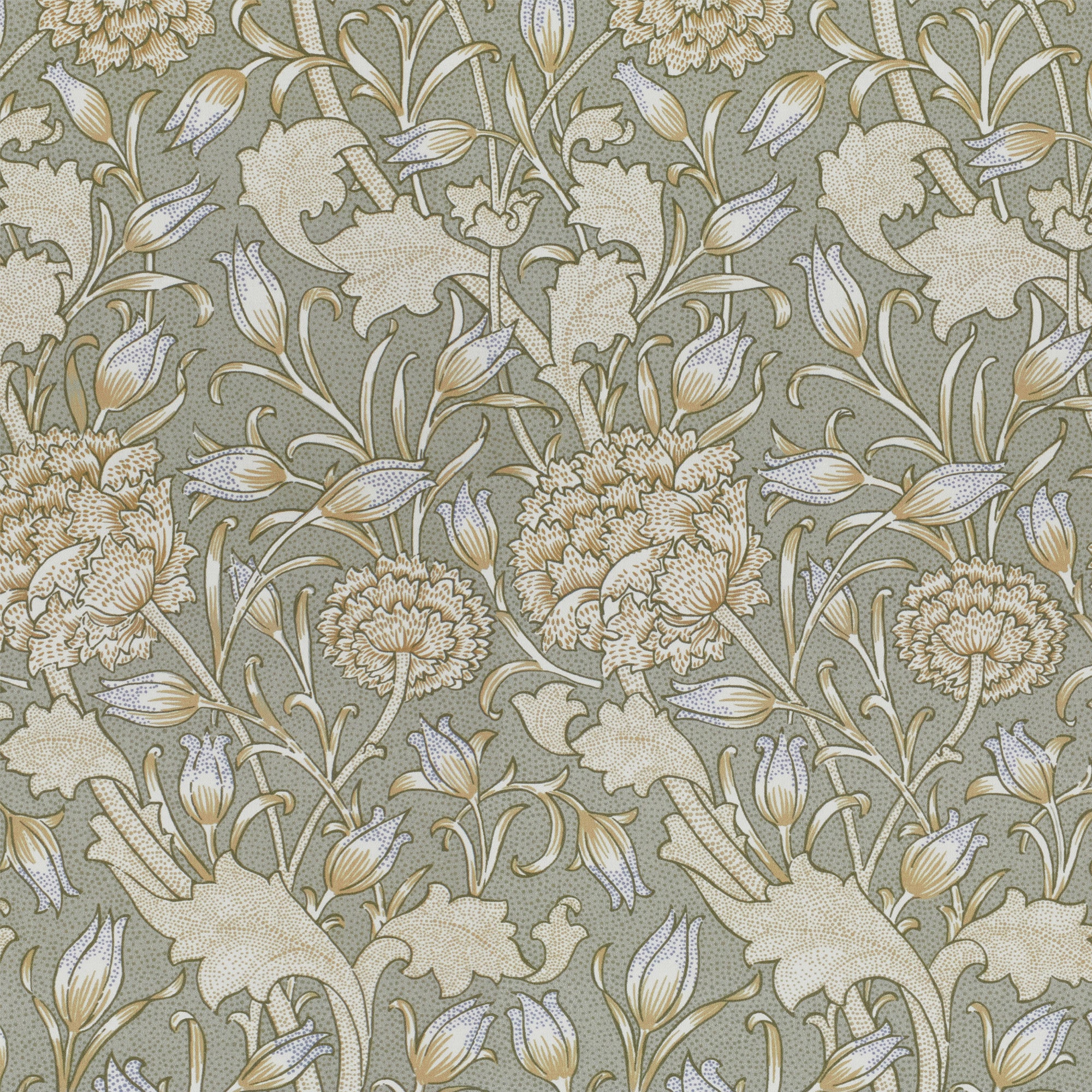 William Morris Wild Tulip Made To Measure Curtains Sage | Low Price ...