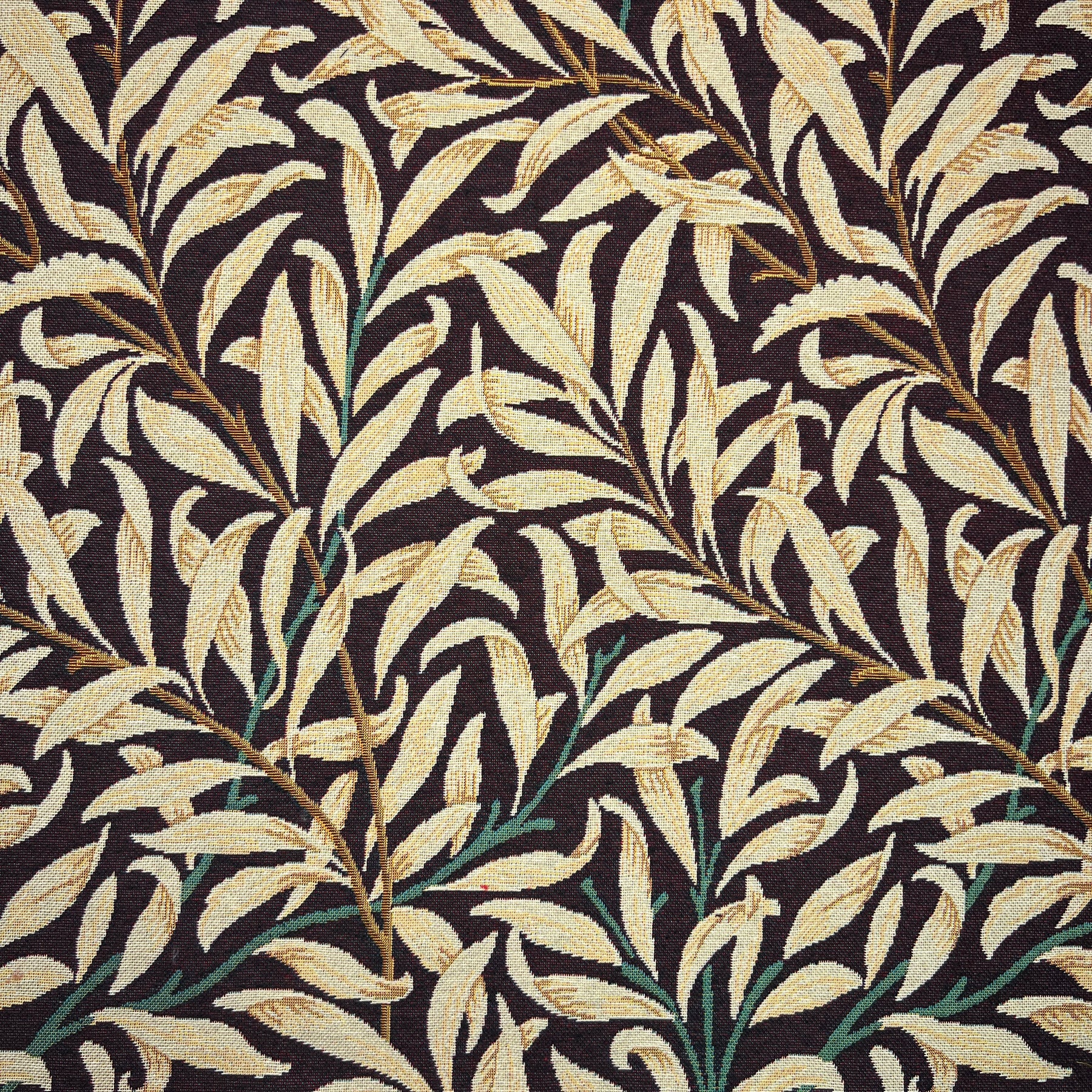William Morris Ebony Willow Boughs Tapestry Fabric | Terrys
