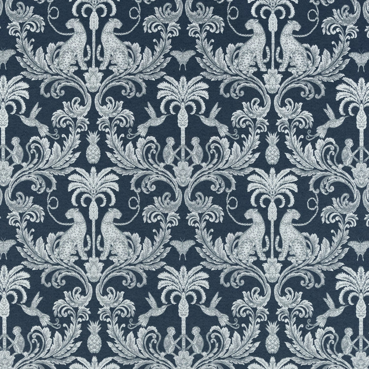 Indigo Pantera Fabric | Terrys