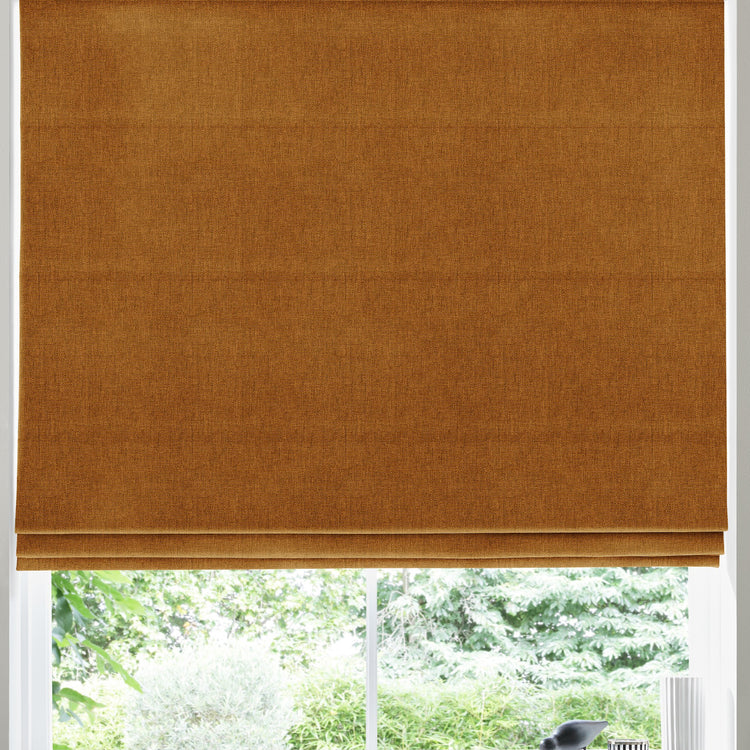 Positano Roman Blind in Rust | 4.8 Star Brand Rating | Terrys