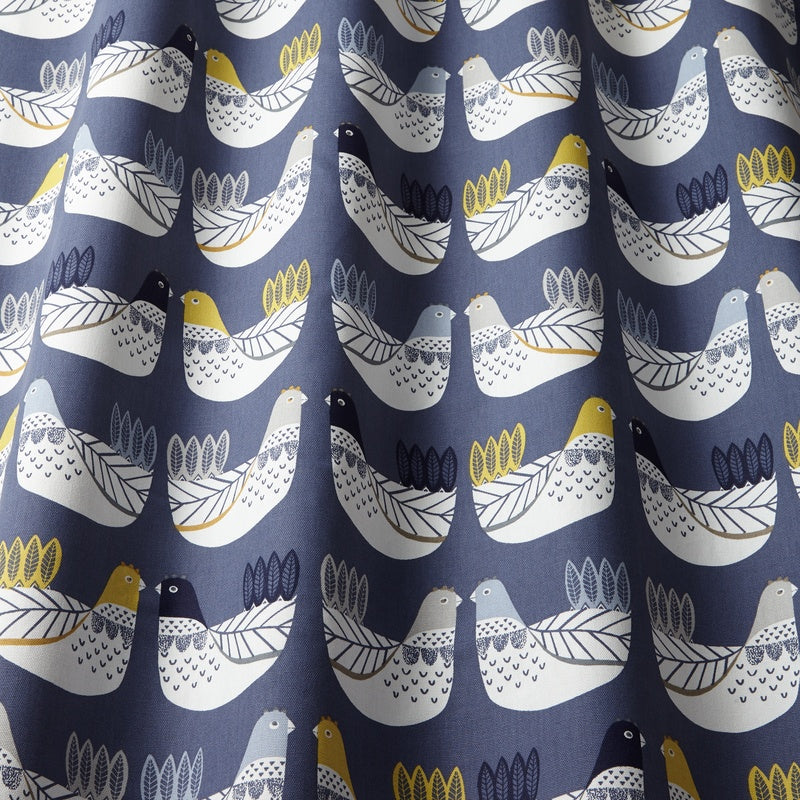 Ochre Cluck Cluck Fabric by iLiv | Terrys