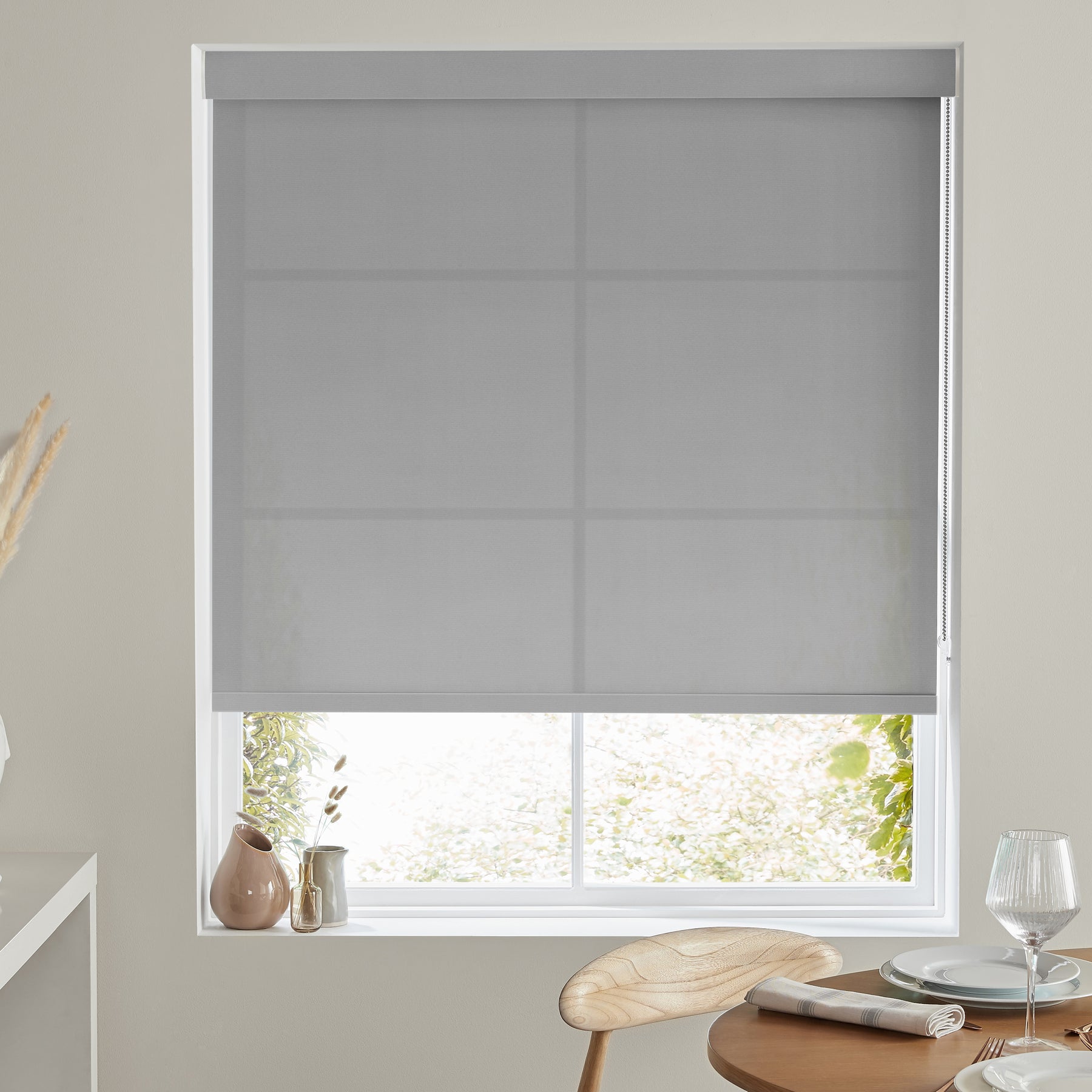 Fog Olympus Translucent Made to Measure Roller Blind | Terrys
