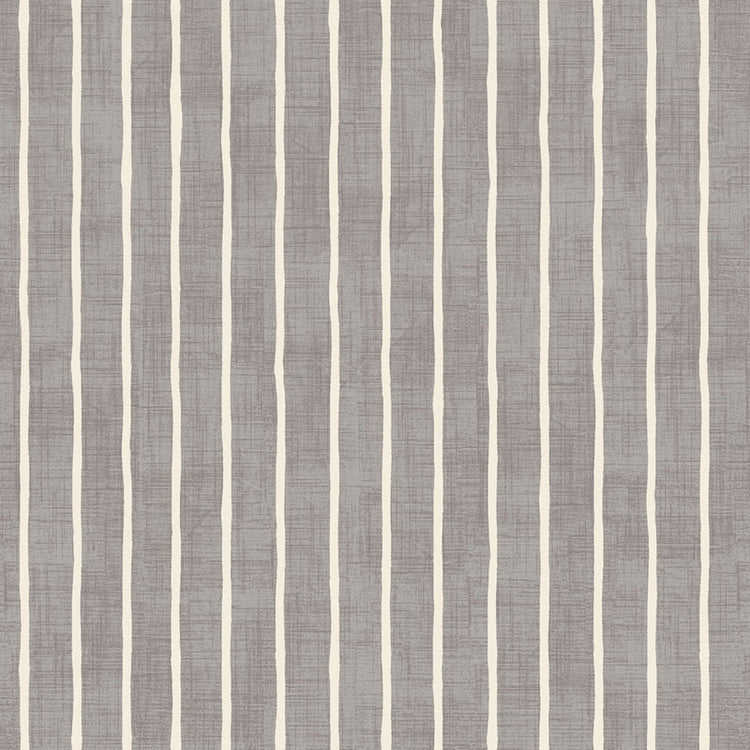 Pewter Pencil Stripe Fabric by iLiv | Terrys