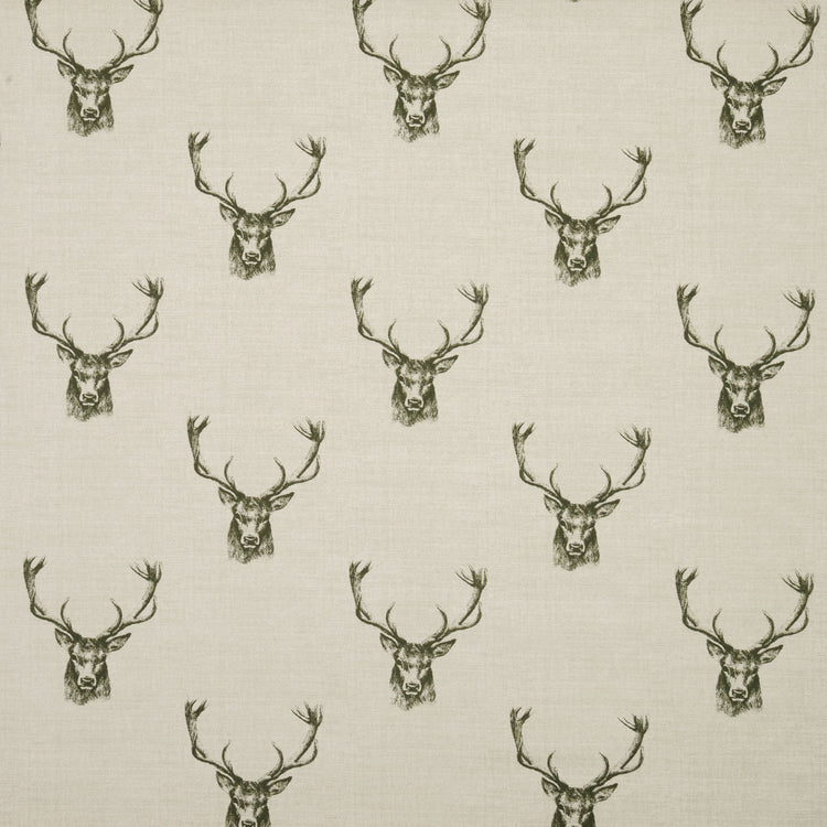 Charcoal Stags Fabric | Terrys