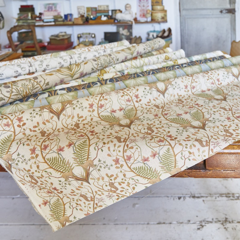 Angel Strawbridge Linen The Chateau by Woodland Trail Fabric | Terrys